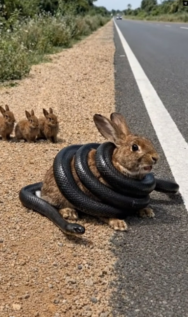 M2601007_Kind Lady Rescues a Rabbit Attacked by a Snake _part2 - News